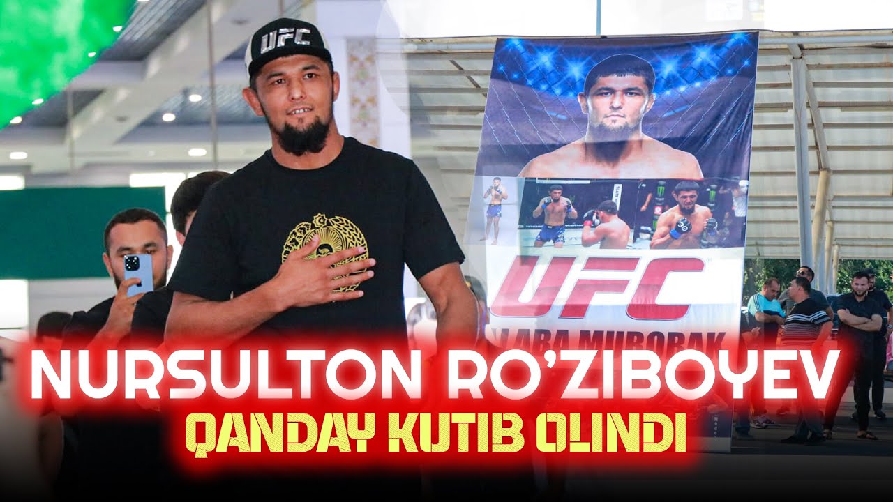 Nursulton Ro‘ziboyev UFC'dagi super g‘alaba qo‘lga kiritib O ...