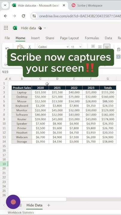 How to hide data in Excel #exceltutorial #excel #exceltricks #exceltips #computer - YouTube