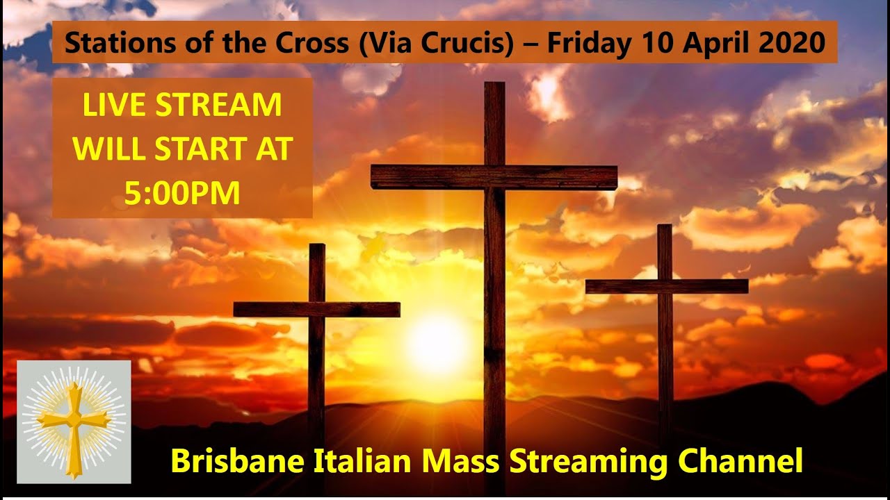 Stations of the Cross - Via Crucis - 10 April 2020 - YouTube