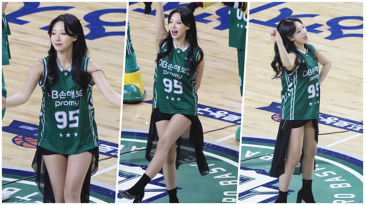4K)우수한 치어리더(Woo Su-Han) 직캠 '경기전 응원 연습' @남자농구(DB프로미)/230128/By 쵸리(Chori ...