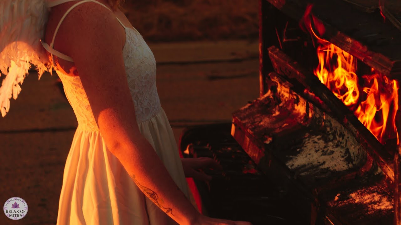 Piano Fireplace Relaxing Fire sounds by Fireplace from Best Relaxing ...