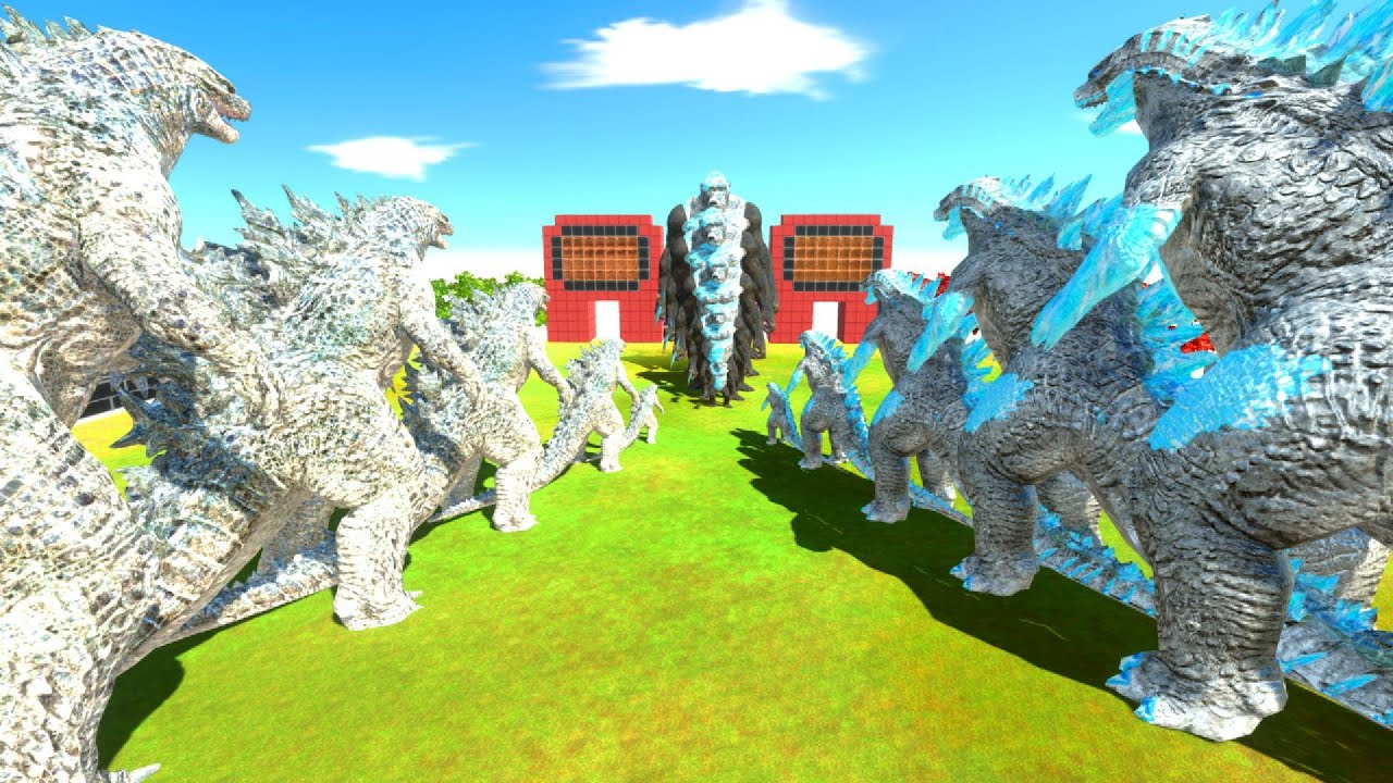 GODZILLA VS KONG: New Empire ICE GODZILLA 2014 x SHIMO GODZILLA 2024 VS ...