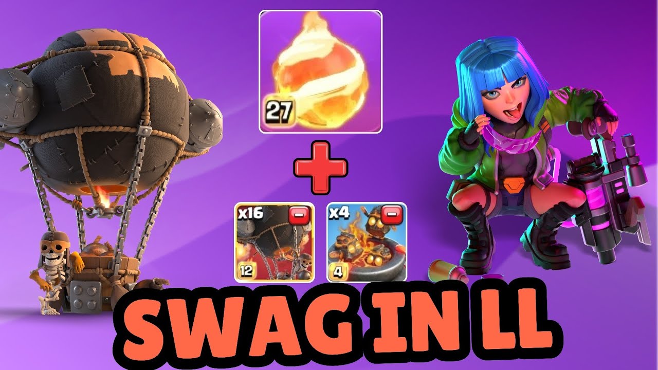 🔥 Swag Spells and Heroes in Legend League Clash of Clans - YouTube