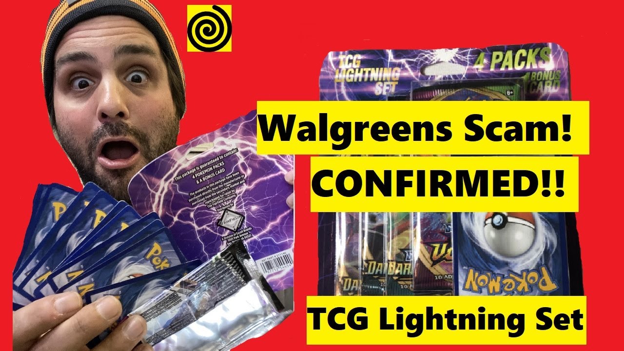 Walgreens SCAM CONFIRMED "TCG Lightning Set" - YouTube