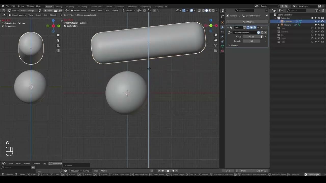[Demo] Soft Collision Bulge and Jiggle B - Blender Geometry Nodes 4.0+; Noding-Product - YouTube