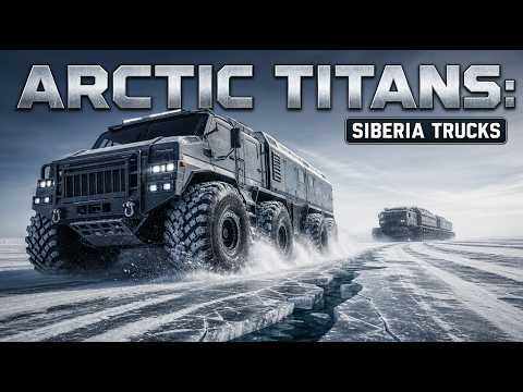 Arctic Titans: Russia’s Extreme Trucks Conquering Siberia