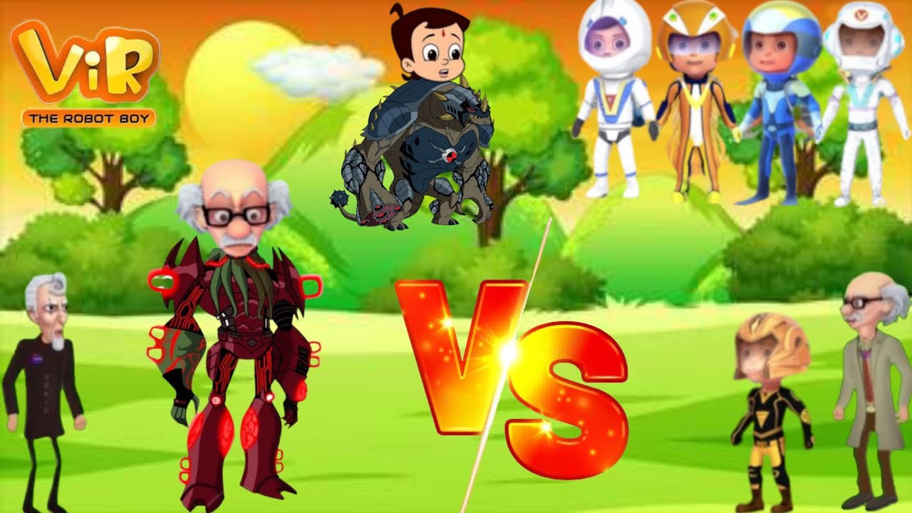 dadaji robo vs vir the robo boy | robot boy suit on | robot wala ...
