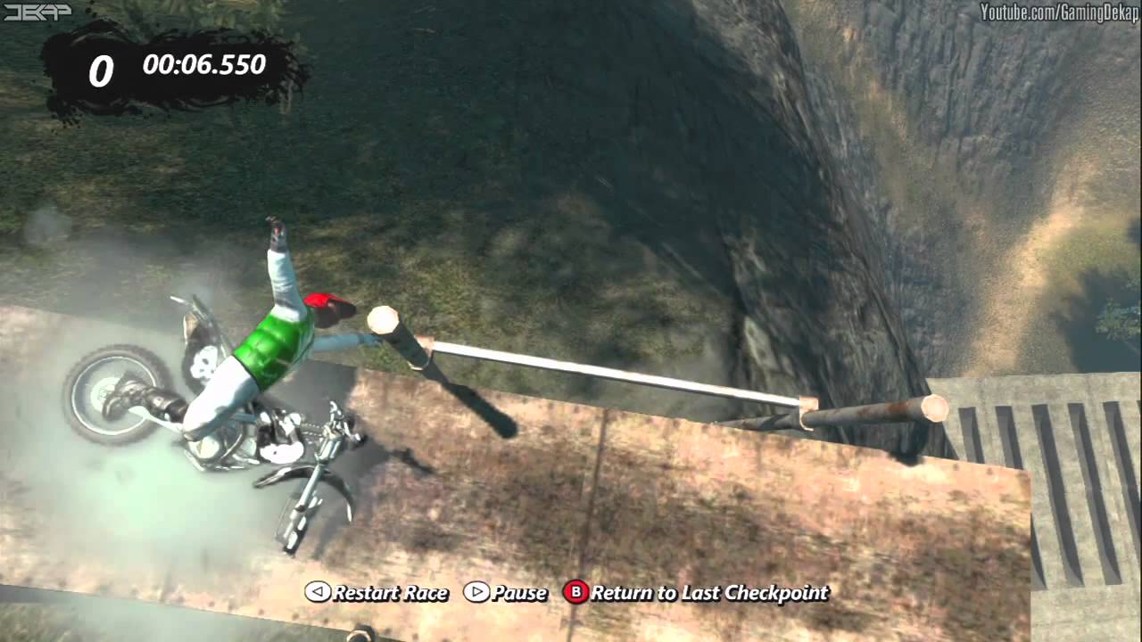 Trials Evolution: The Big Drop Track Central Maps Gameplay XBLA [HD ...