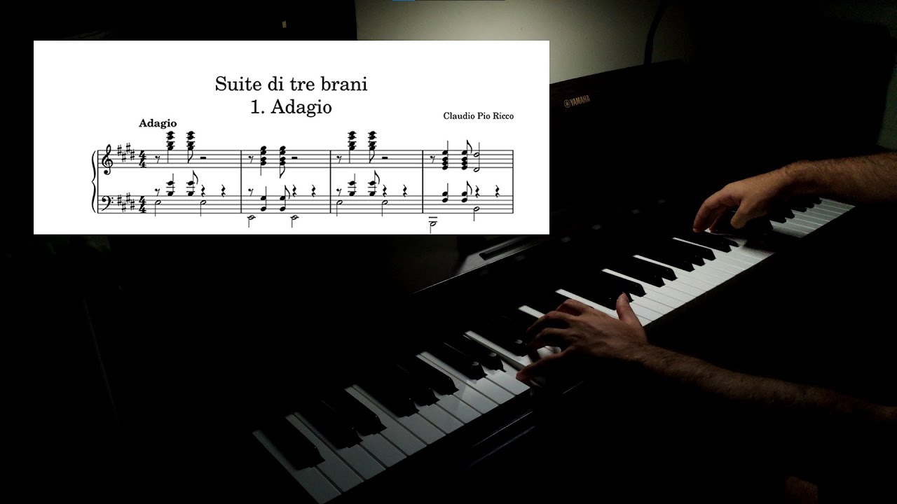 Claudio Pio Ricco: Suite di tre brani - 1. Adagio - YouTube