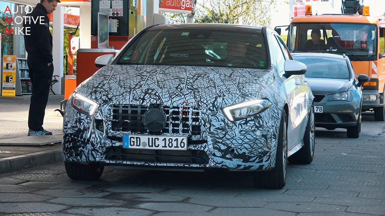 2020 MERCEDES-AMG A45 SPIED TESTING AT THE NÜRBURGRING - YouTube