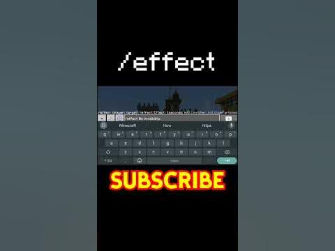 how to put effect with commands | effect | commands | Minecraft - YouTube
