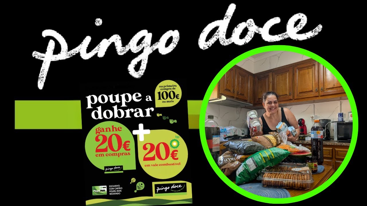 Compras do Mês com os cupons da promoção 20 Euros + 20 Euros do pingo ...