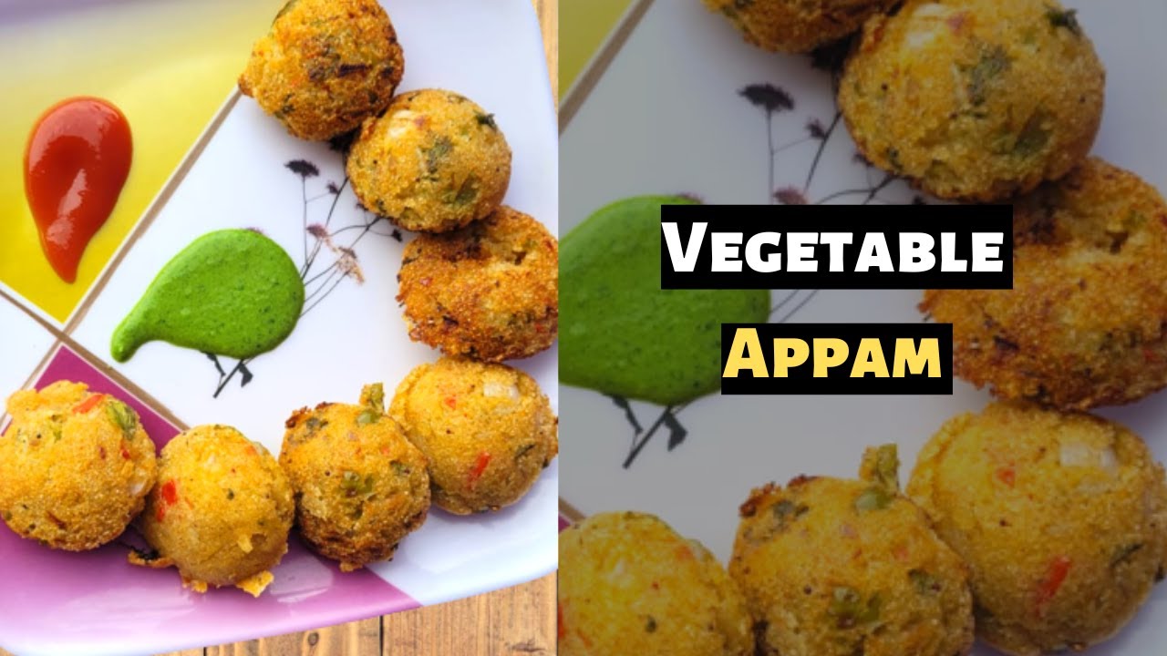 Vegetable Appam recipe / How to make Appam/ Instant Rava Appe Recipe ...