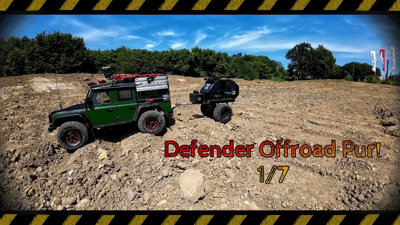 Traxxas TRX 4 RC Crawler Land Rover Defender. Offroad 01 ASMR FPV - YouTube