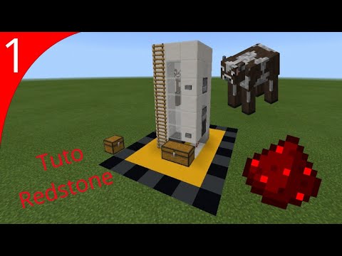 [TUTO REDSTONE] FERME À VACHE 100% AUTO MINECRAFT - YouTube