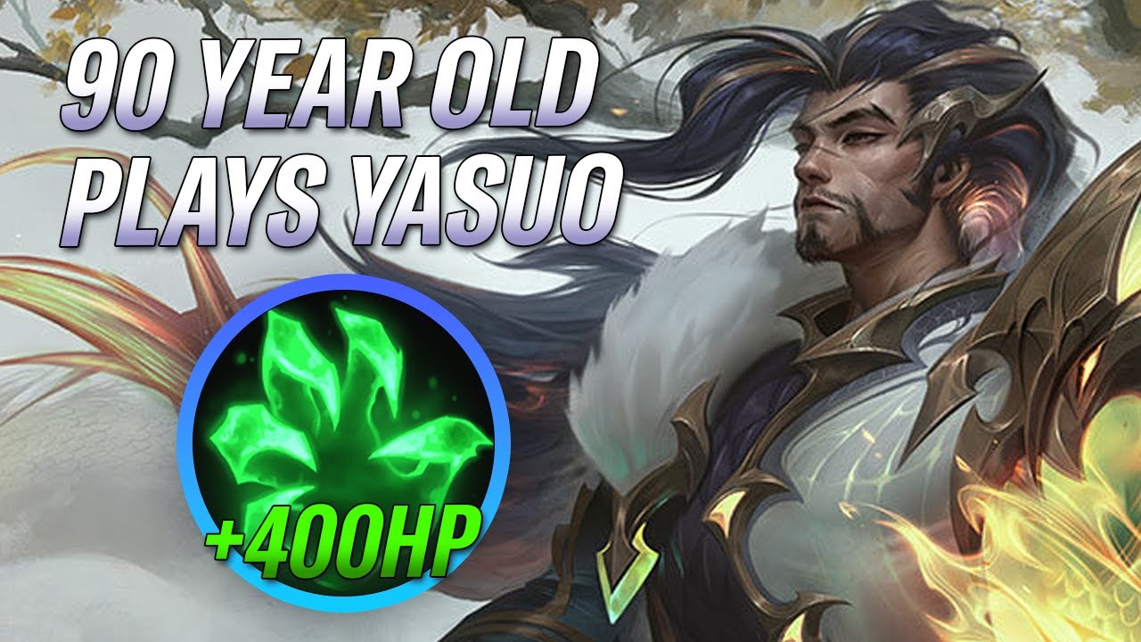 90 YEAR OLD MAN PLAYS YASUO! YASUO WILD RIFT GAMEPLAY - YouTube