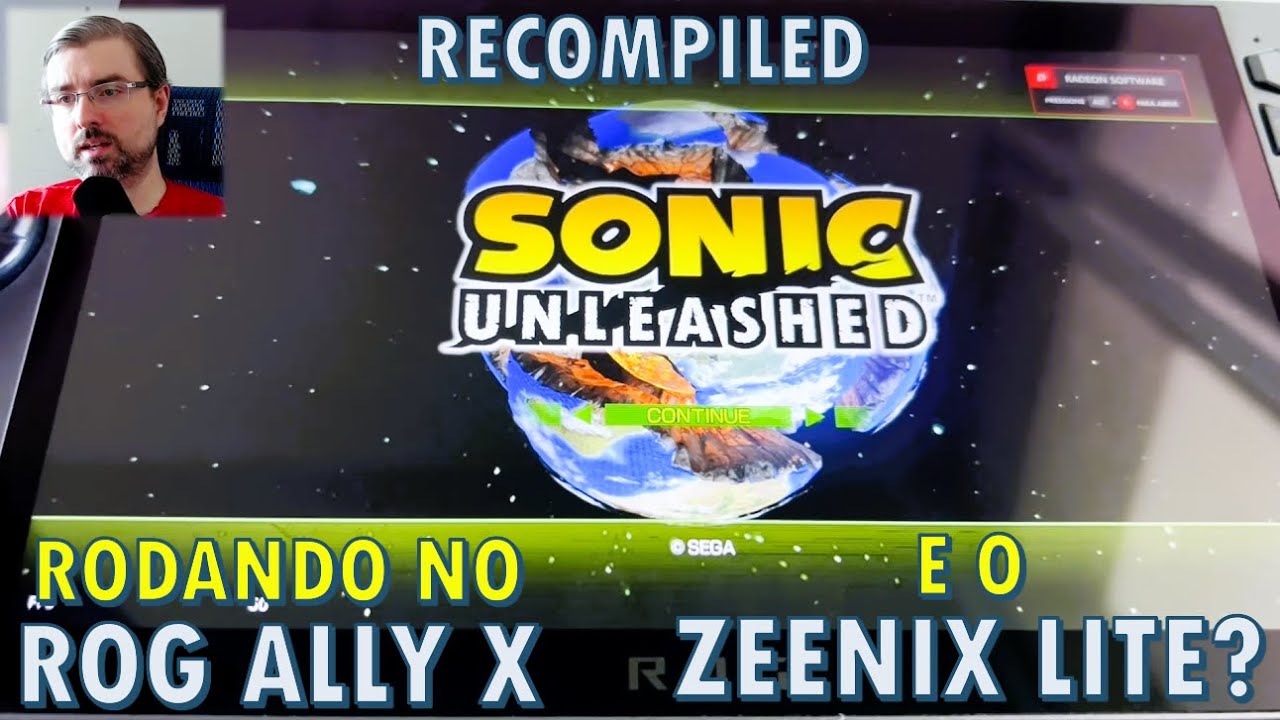 Sonic Unleashed RECOMPILED v1.0.1 (ROG Ally X) E o Zeenix Lite? - YouTube