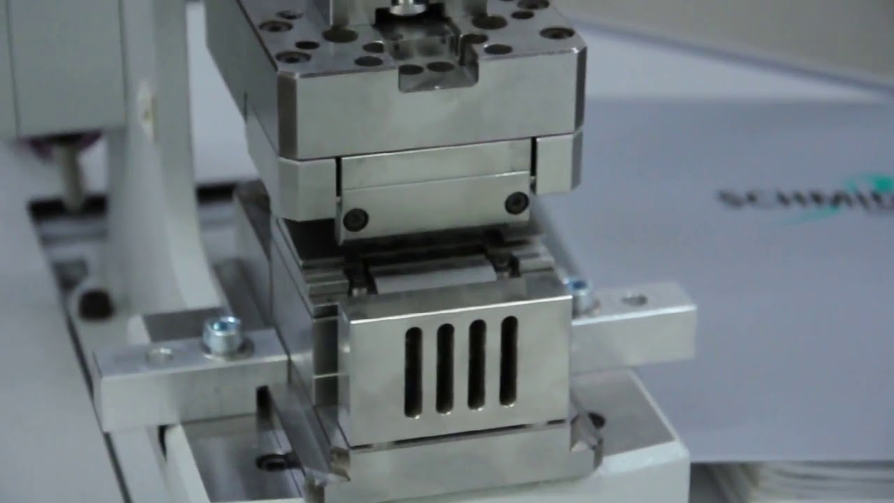 SCHMIDT Servo Press 405 Force and Stroke Test - YouTube