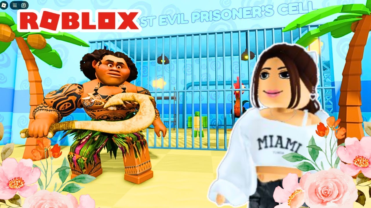 ESCAPANDO DA PRISÃO DO MAUI DE MOANA 2 NO ROBLOX! DESAFIO ÉPICO! - YouTube