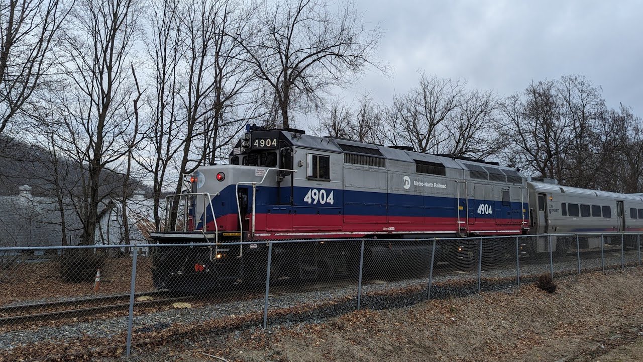 New Jersey Transit and C&D Action in Hackettstown, NJ with MNCR 4904- 1 ...