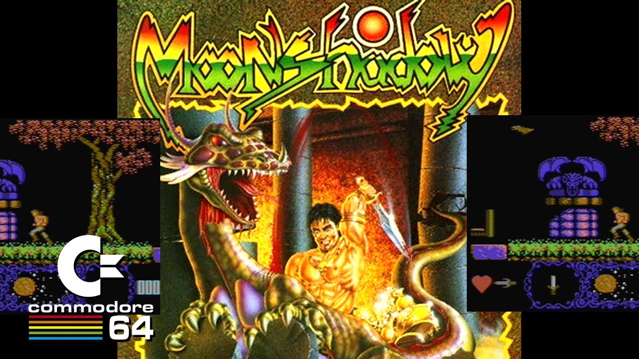 MOONSHADOW [C64] Il Guerriero Lunare contro il Rettile Infernale (Idea 1990) - YouTube