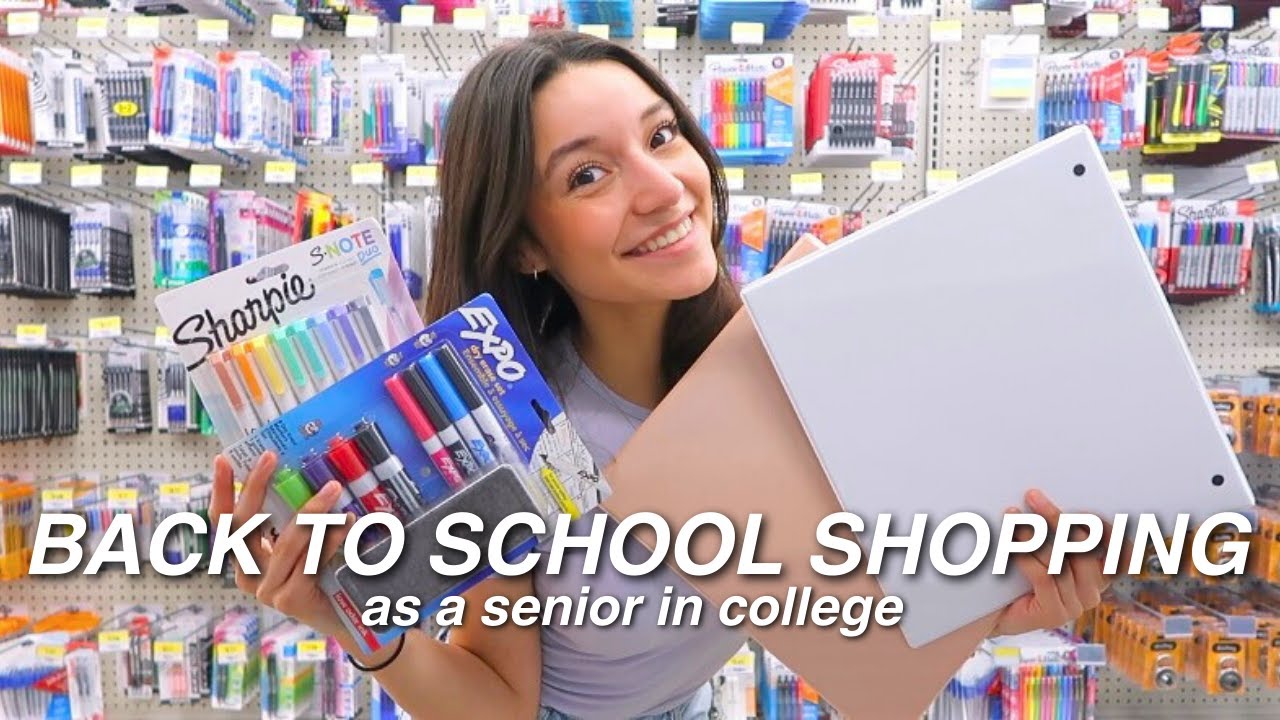 BACK TO SCHOOL SHOPPING + HAUL (college edition) - YouTube