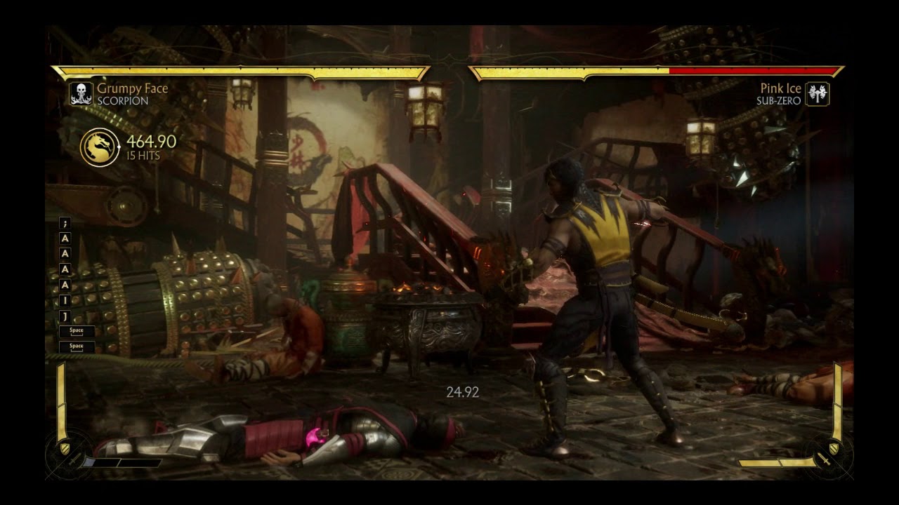 Scorpion Death Spear Combos - YouTube