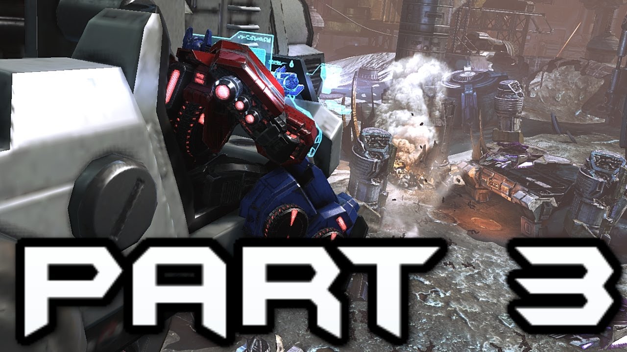 Transformers Fall of Cybertron Walkthrough Gameplay Part 3 - Decepticon ...