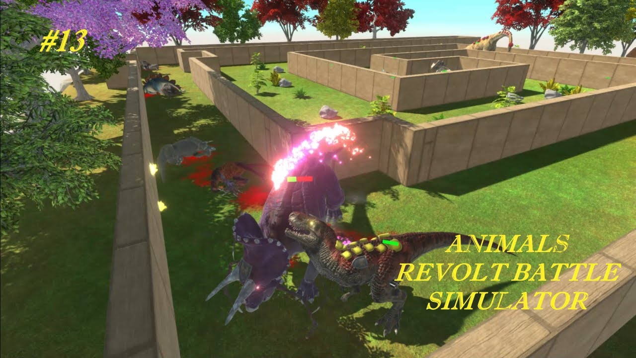 Battle of Evolution: Epic Clash Between Mutant Herbivores and Mutant ...