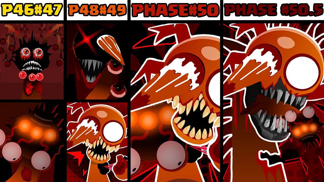Phase 46 VS Phase 47 VS Phase 48-50.5 in Incredibox Sprunki Intro + NEW ...