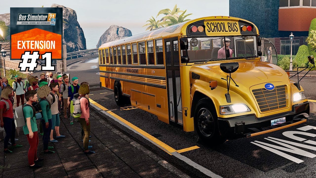 Bus Simulator 21 - School Bus DLC | Route 1 | BeastDriver - YouTube