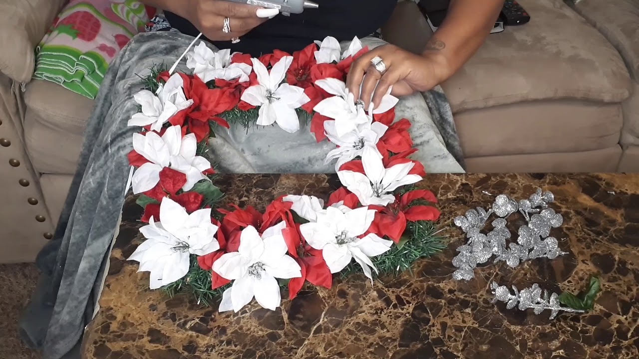 how to make a Christmas Reef with all material purchase from the Dollar ...