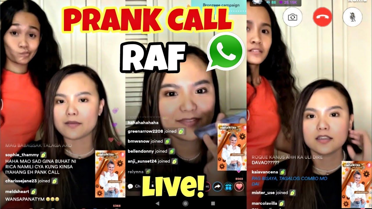 PBB KATHLEEN GIN AT ROQUE PINA PARANK CALL SI RAF JUANE LIVE - YouTube