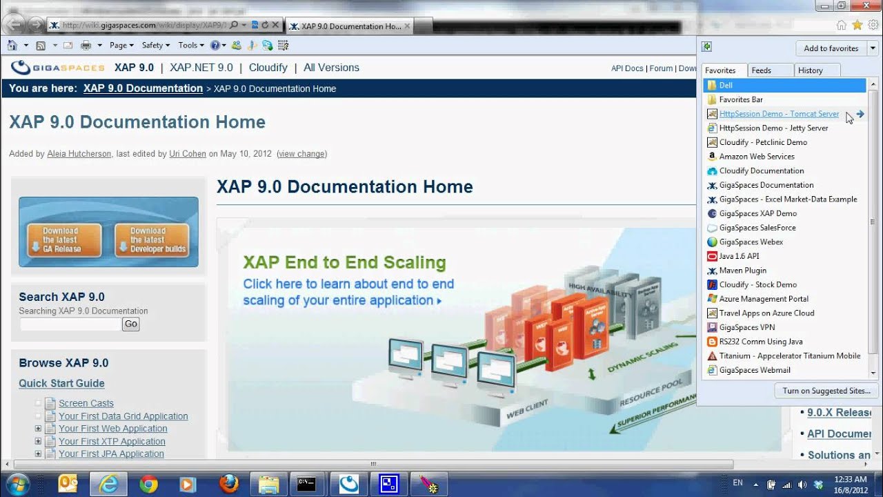 Global HTTP Session Sharing using GigaSpaces XAP - YouTube