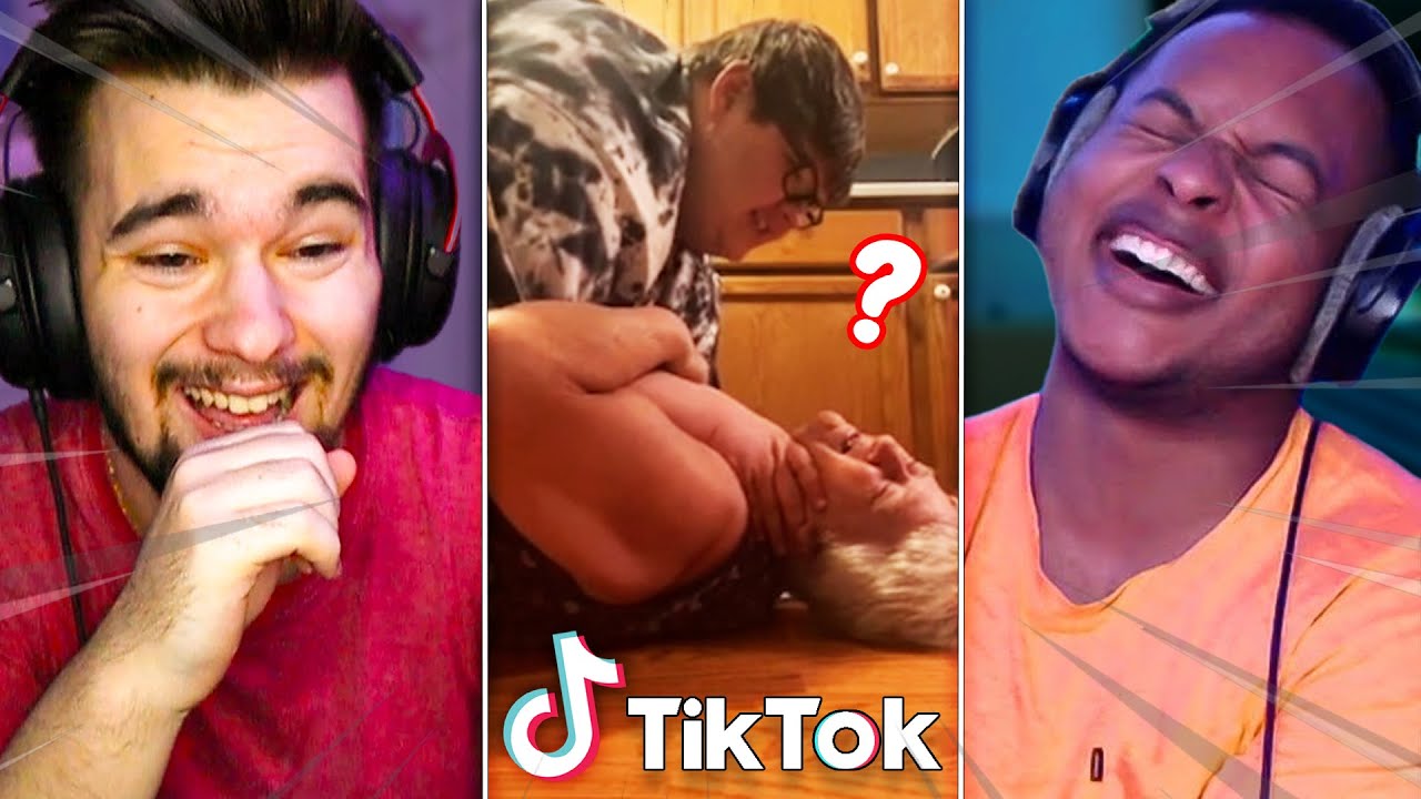 Forcing my Friends to REACT to My Liked TikToks - YouTube