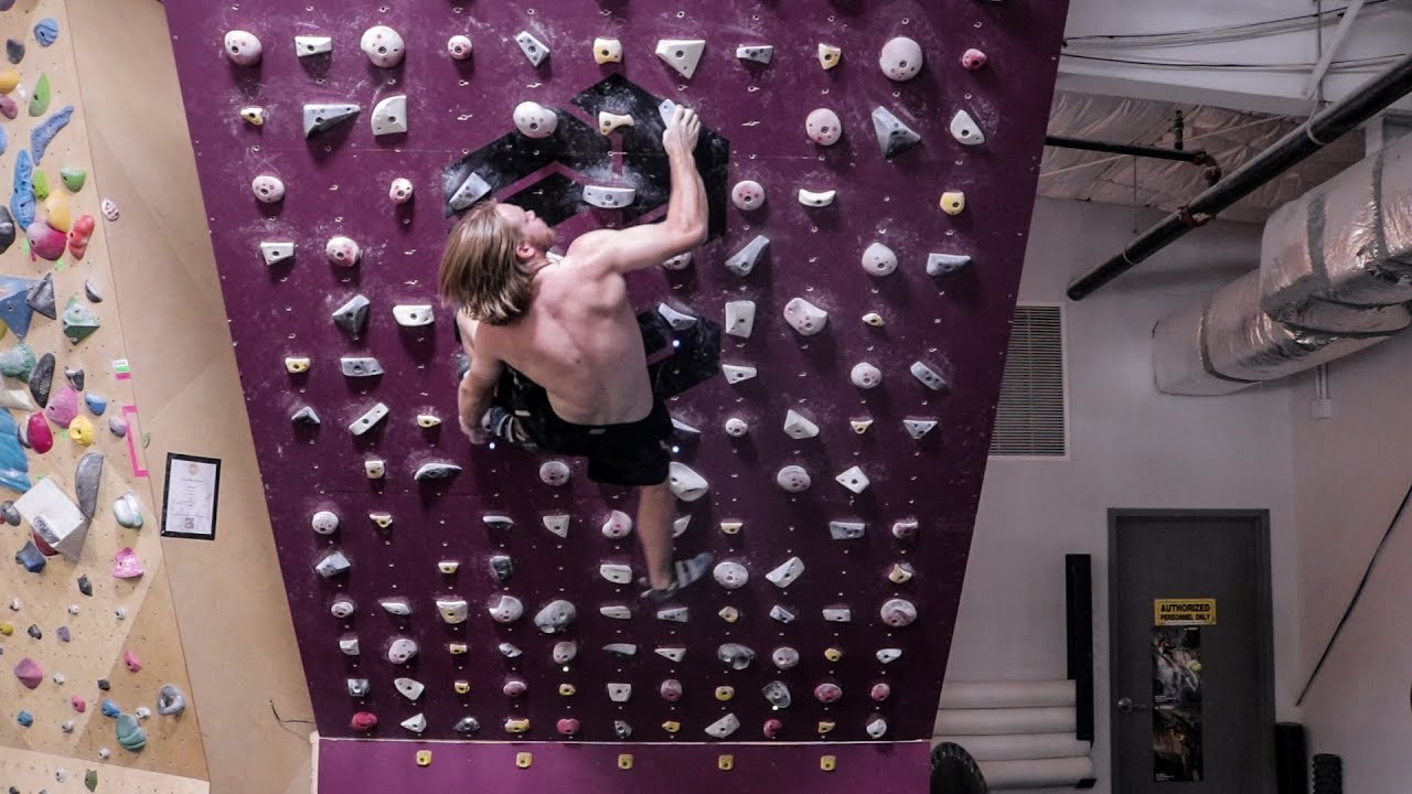 FIRST TIME ON A MOONBOARD! - YouTube