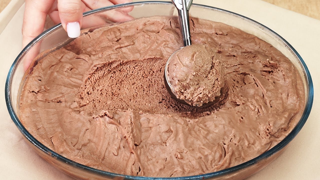 Don't buy ice cream in the store! The best chocolate ice cream recipe ...