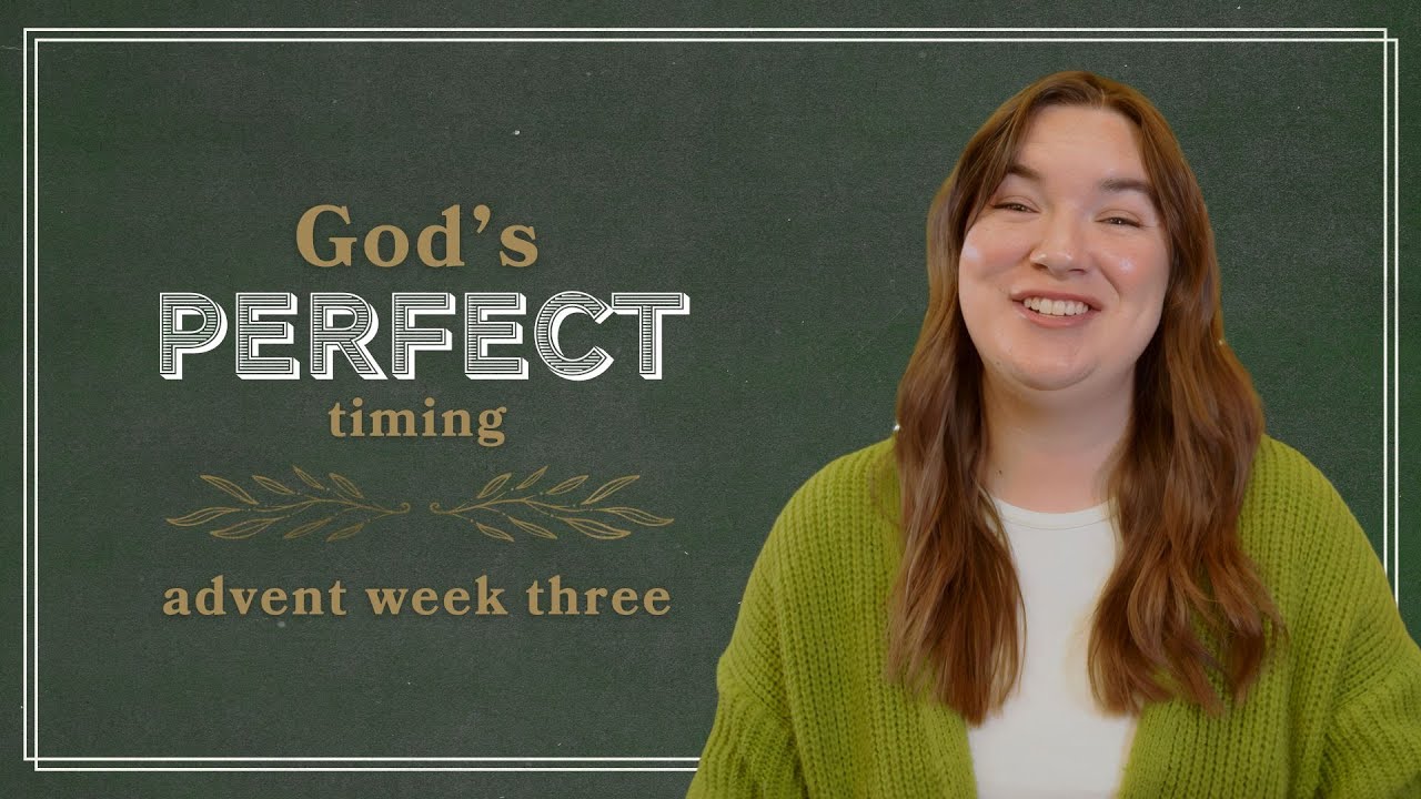 God's Perfect Timing | Advent 2024 | Jessica Spohr - YouTube