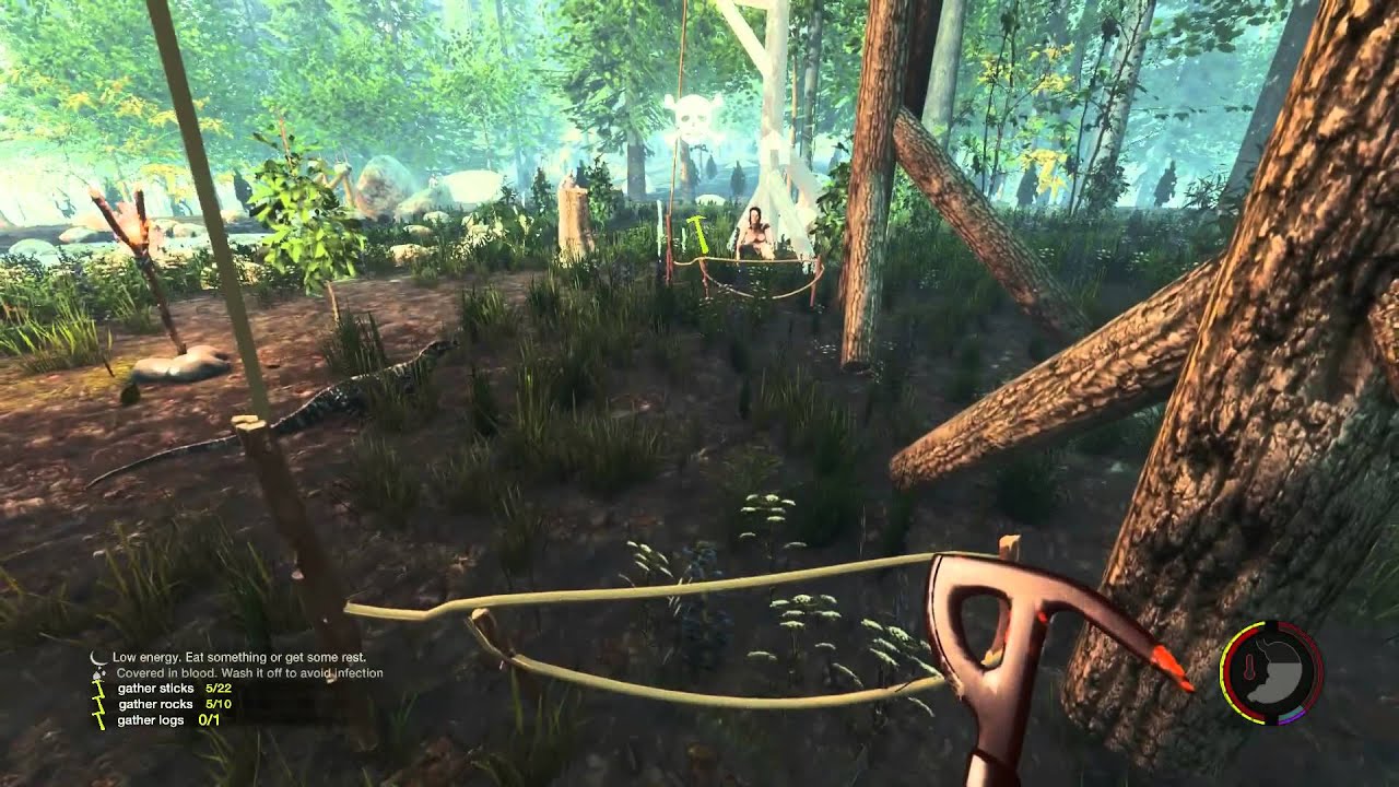 THE FOREST Gameplay Español v0.07 #4 Salseo en el bosque - YouTube