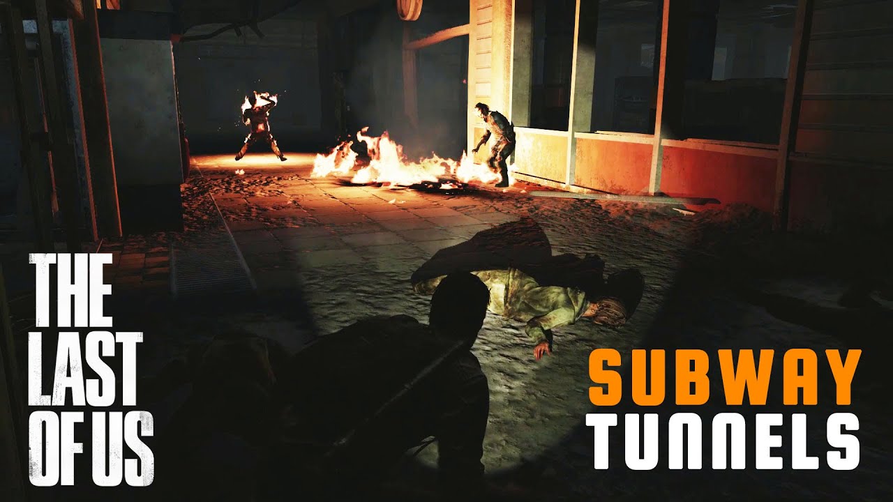 The Last Of Us Remastered - Subway Tunnels - Stealth Gameplay - YouTube