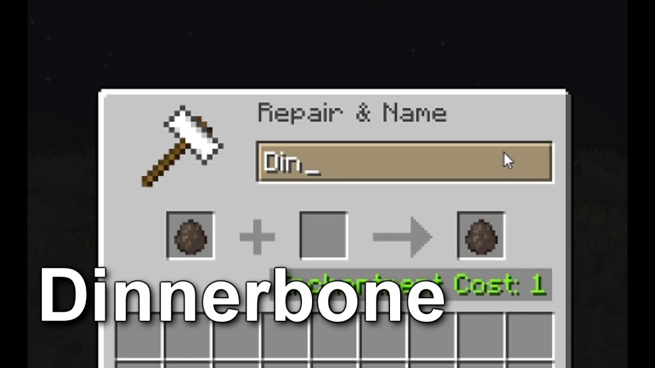 what is dinnerbone? - YouTube