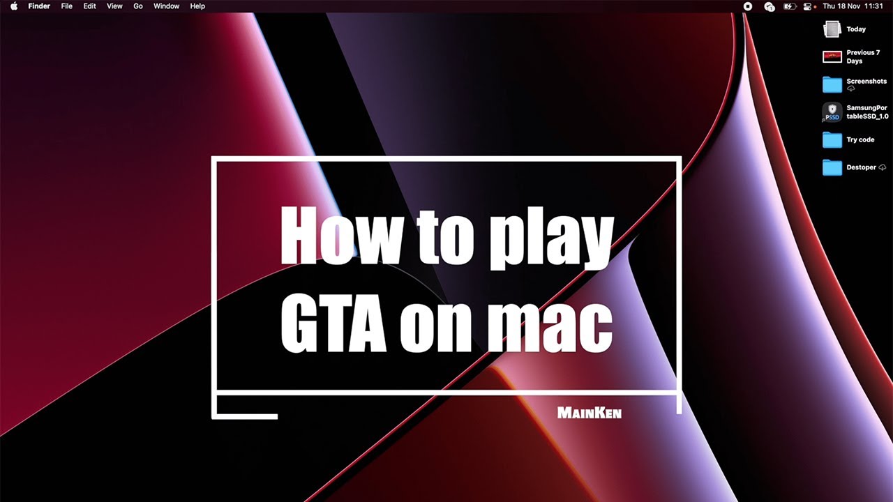 How to Play GTA on M1 MacBook or Mac Mini - YouTube