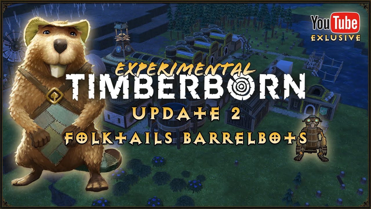 Timberborn Experimental - Update 2 Golems - Folk Tails Barrelbots ...