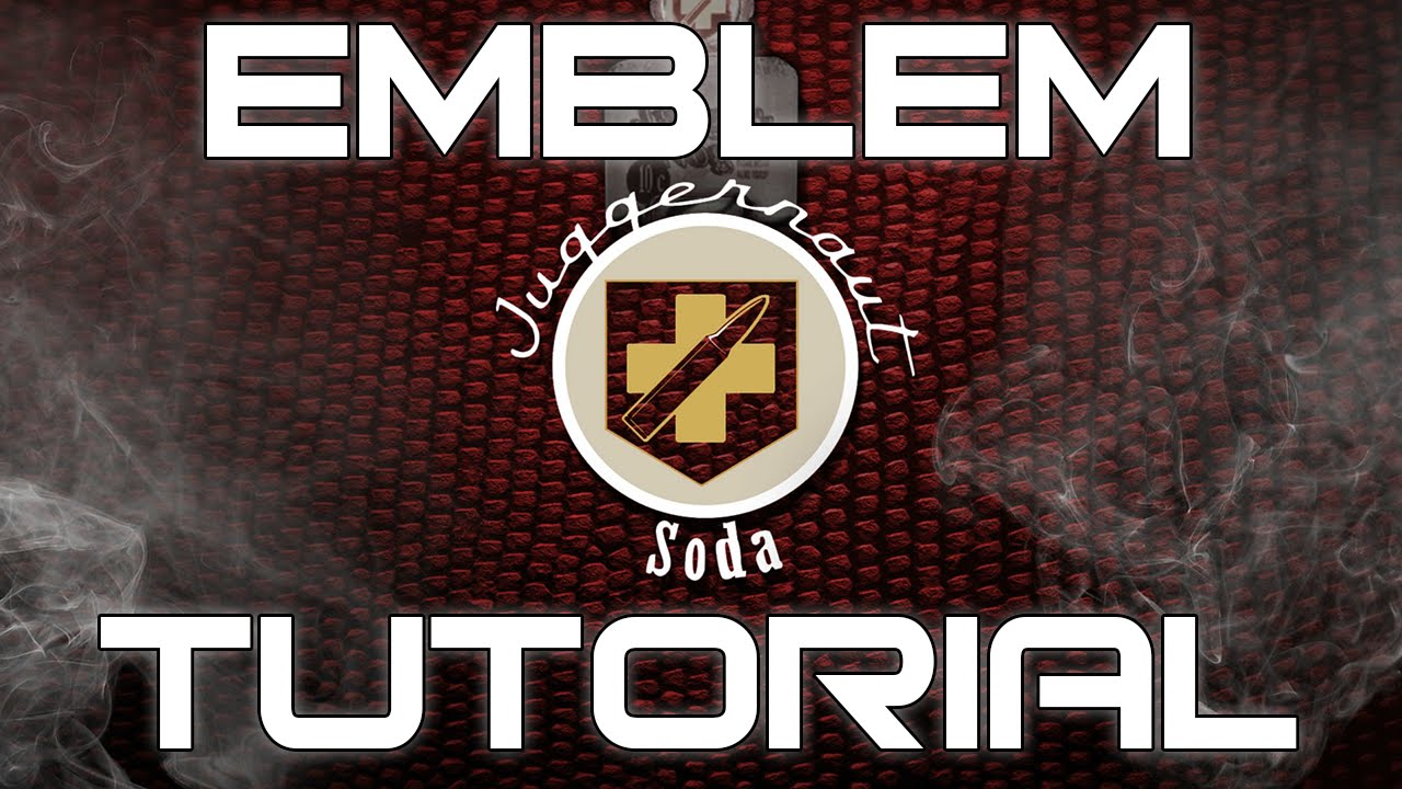 Juggernog Emblem Tutorial - YouTube