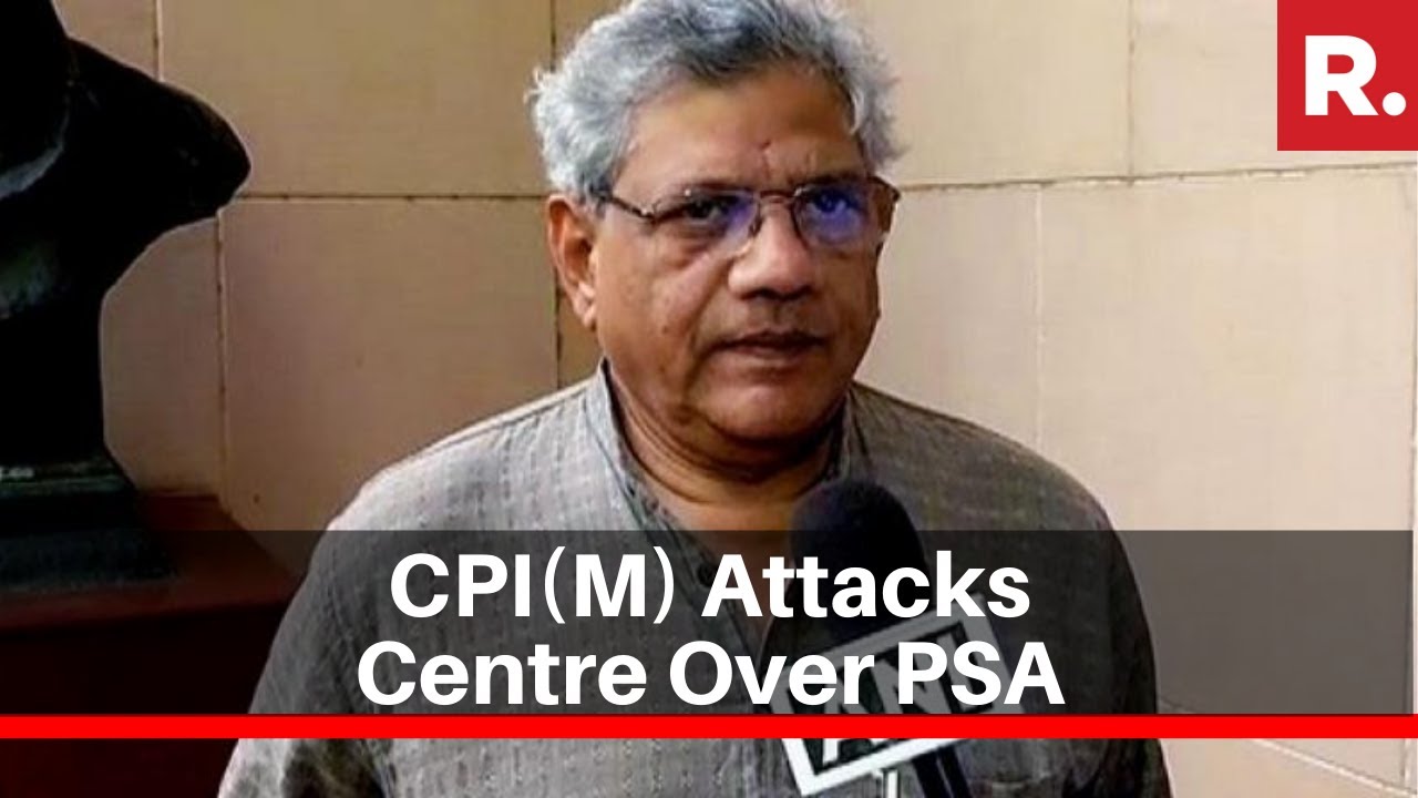 CPI(M) Attacks Centre Over PSA, Questions J&K Panchayat Polls - YouTube