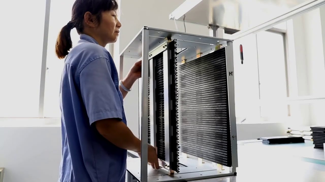 esd smt pcb magazine rack - YouTube