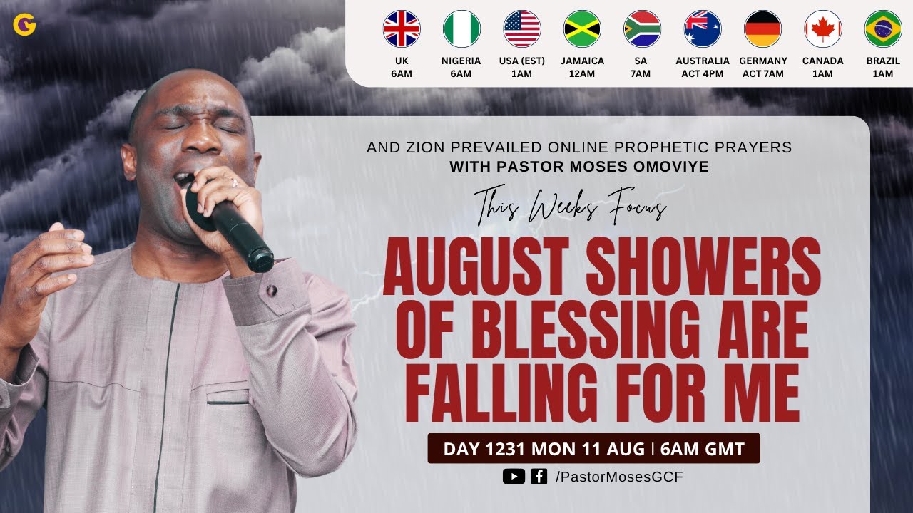 August Showers of Blessing Are Falling For Me || Mon || AZPPP || Day ...