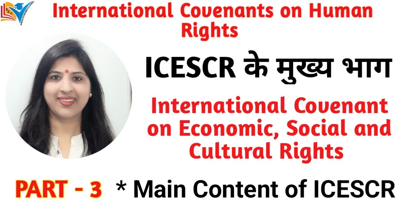 International Covenant on Economic, Social and Cultural Rights | ICESCR ...