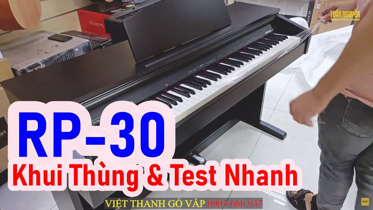 ROLAND RP-30 | Lấp ráp và Demo Nhanh RP-30 - YouTube