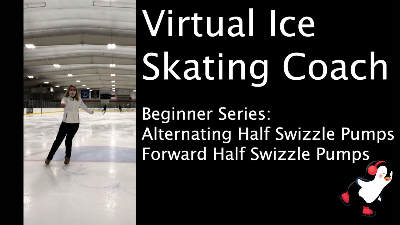 Ice Skating Lesson: Beginner Series, Forward Half Swizzle Pumps - YouTube
